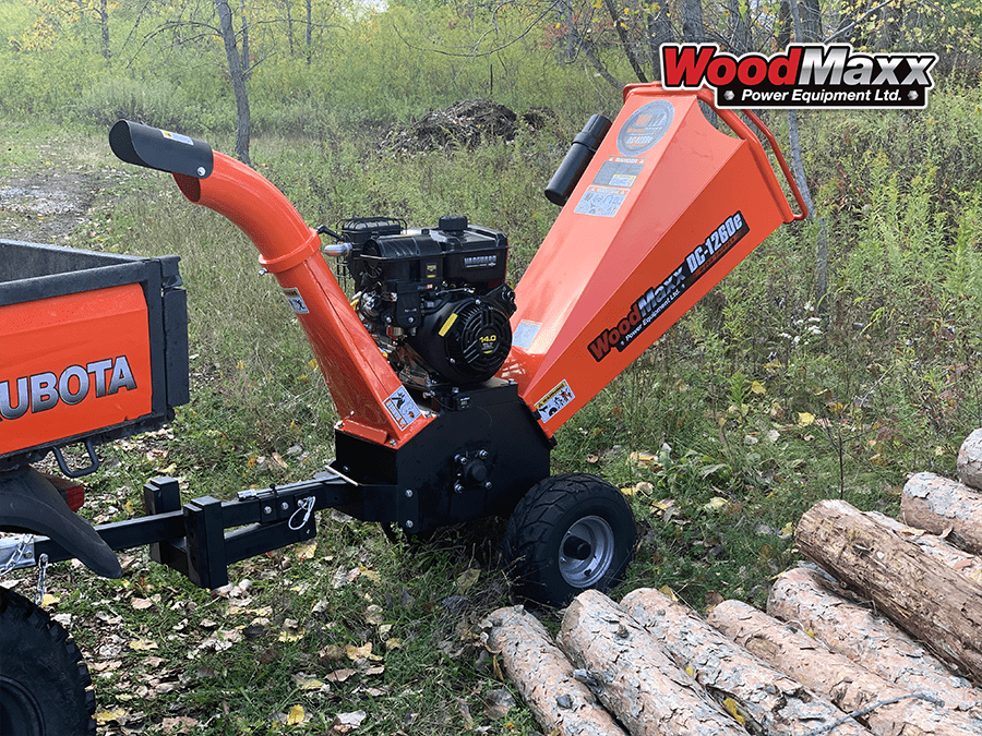 WoodMaxx DC-1260 Wood Chipper | Gas Powered Wood Chipper