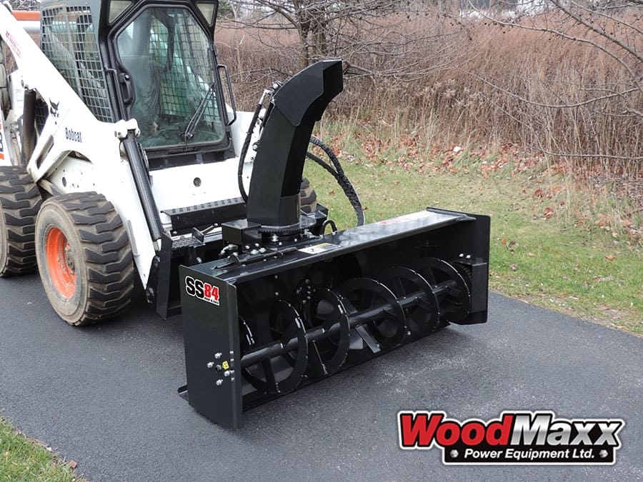 Skid Steer Snow Blower, PTO Snow Blower - WoodMaxx